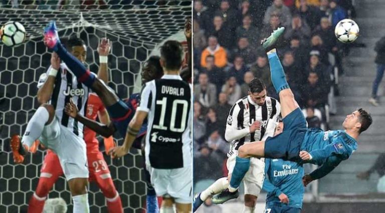 La rovesciata di Simy castiga la Juve come Ronaldo. [VIDEO]