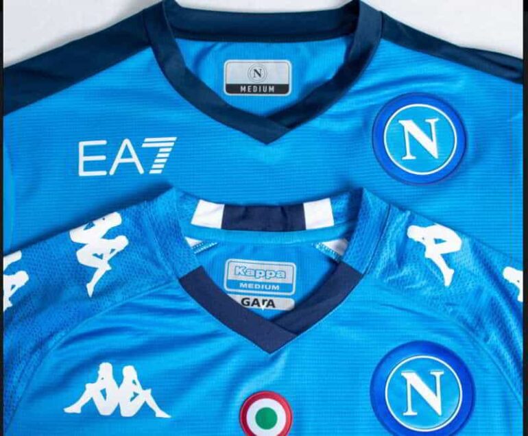 Le maglie del Napoli, EA7 prodotte da kappa?. La SSC Napoli smentisce